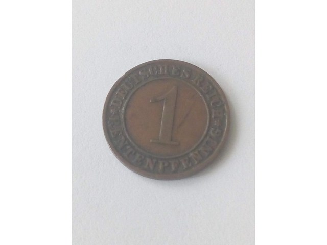 1 Pfennig - A -1924.g - Nemačka -