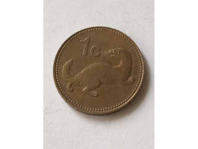 1 Cent 1991.g - Malta - Životinja -