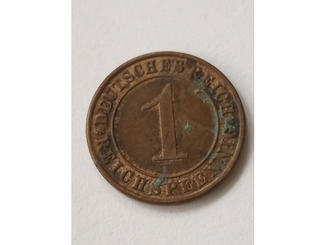 1 Pfennig - A -1930.g - Nemačka -