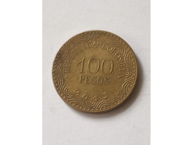 100 Pesos 2013.g - Kolumbija -