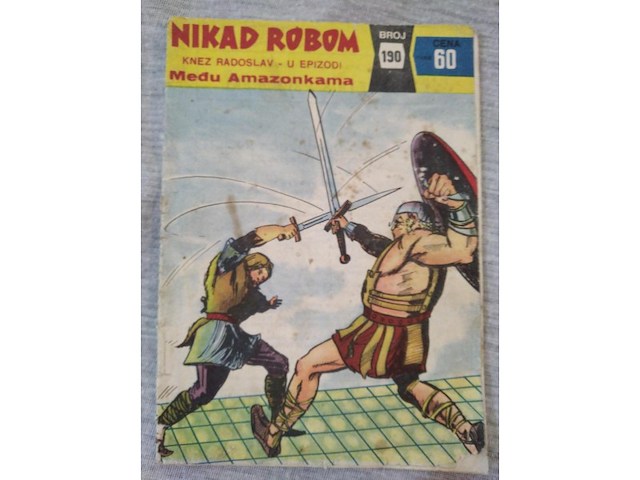 NIKAD ROBOM br.190 - MEĐU AMAZONKAMA