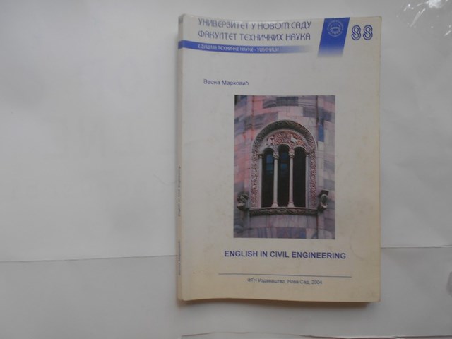 English in civil engineering, V,Marković, FTN UNS