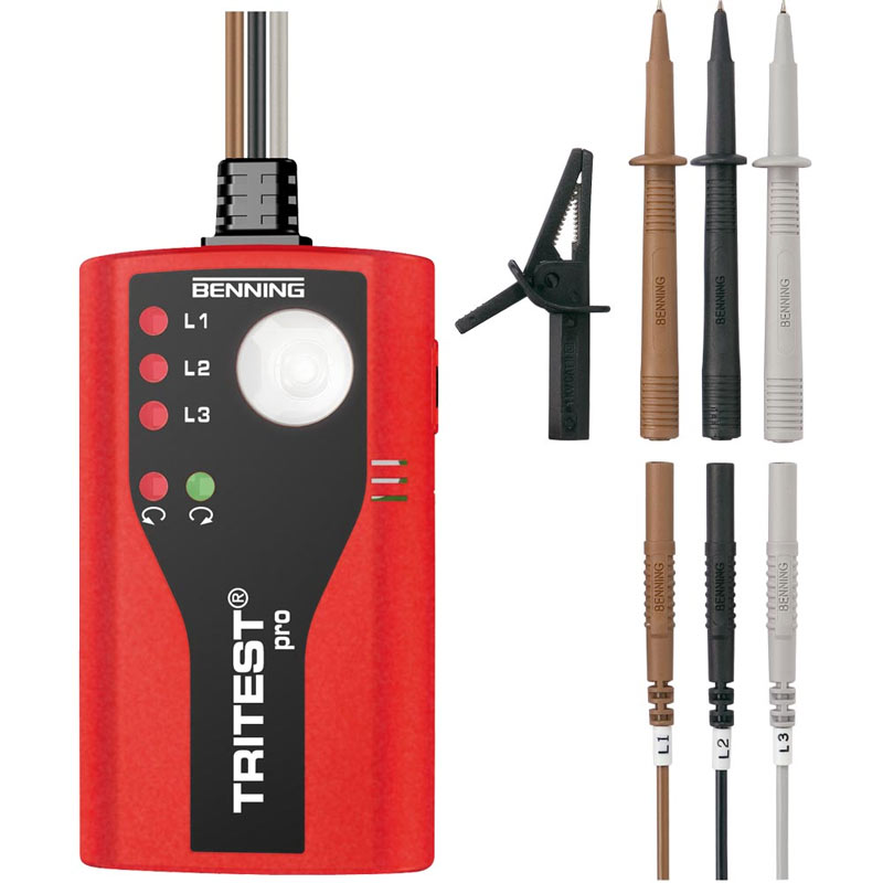 Benning Tritest Pro control tester redosleda faza Tritest Pro control