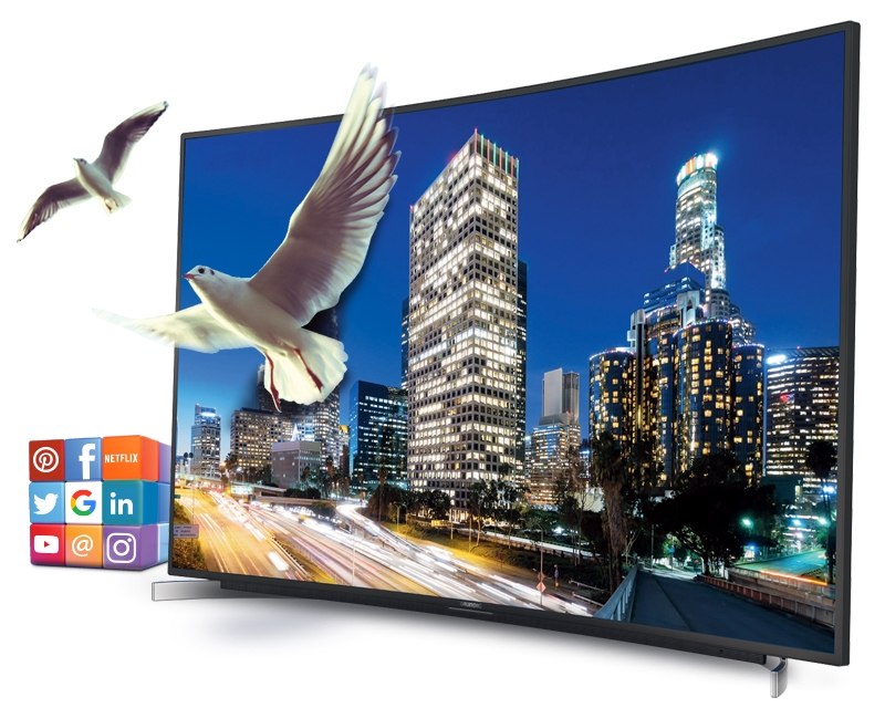 GRUNDIG 55 Fine Arts 55 FLX 9591 BP zakrivljeni Smart LED 4K Ultra HD LCD TV