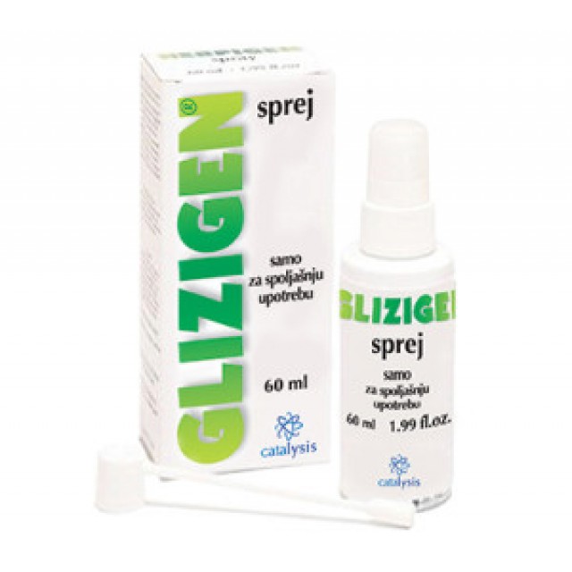 GLIZIGEN SPREJ 60ML
Opis
INFORMACIJE
NALOG
SERVIS
KORISNI LINKOVI