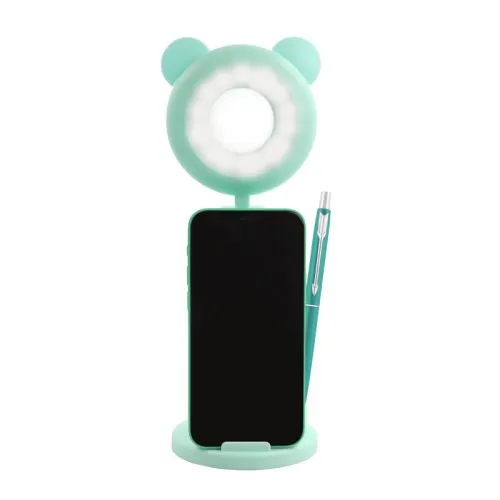 Drzac za mobilni sa LED rasvetom makeup K5 zeleni