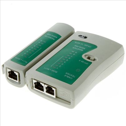 Tester mrežnih RJ45 LAN kablova i telefonskih RJ11