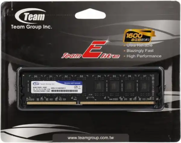 TeamGroup DDR3 TEAM ELITE UD-D3 8GB 1600MHz 1,5V 11-11-11-28 TED38G1600C1101