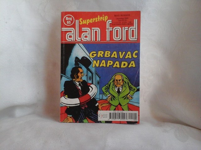 Alan Ford broj 65 Grbavac napada