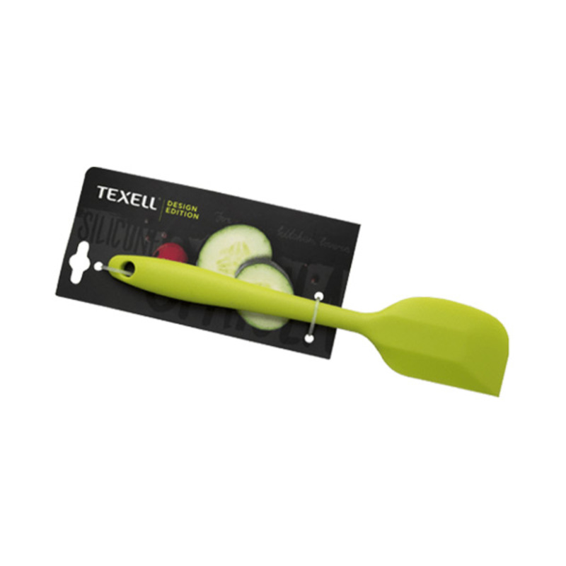 Silikonska špatula Texell TSSM124Z zelena