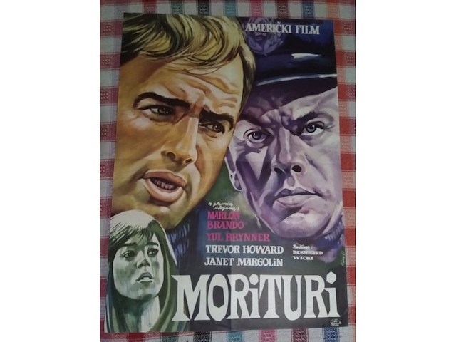 plakat MORITURI (Marlon Brando)