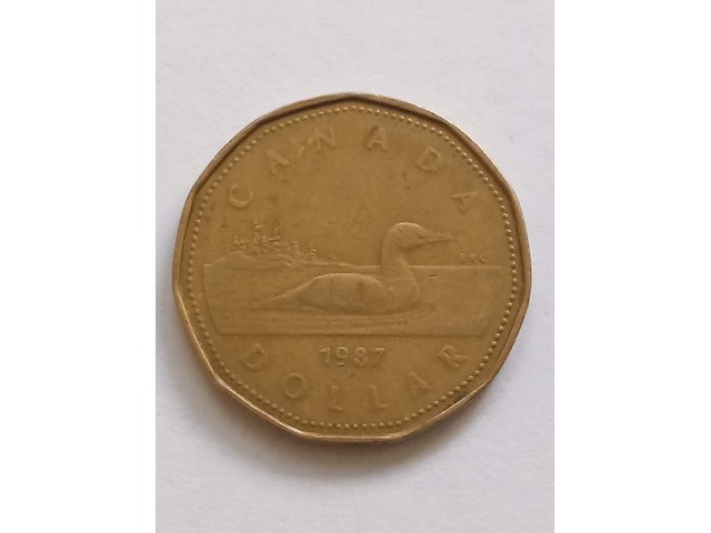 1 Dollar 1987.g - Kanada - Ptica -