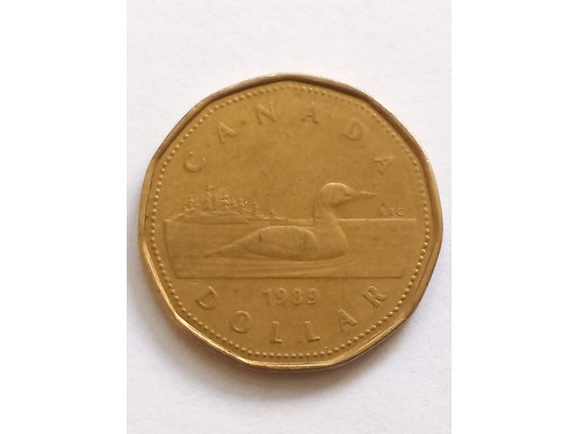 1 Dollar 1989.g - Kanada - Ptica -