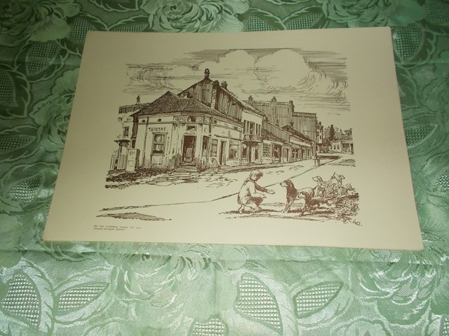 Stari Nis - Deo Trga oslobodjenja - 40x28 cm