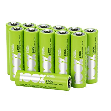 100% Peak Power AA 1300mAh