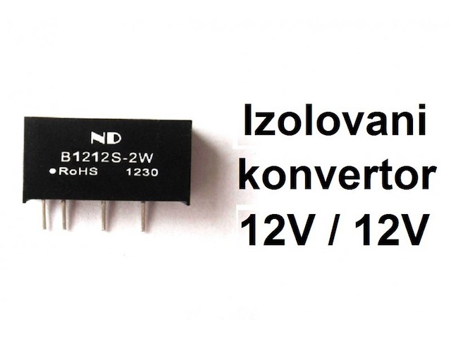 Izolovani konvertor 12V na 12V - DC/DC