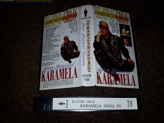 Karamela, Zlatno grlo `93 VHS , posveta pevača