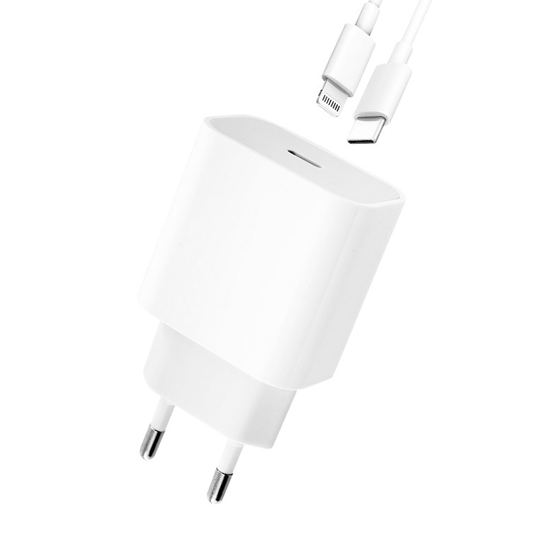 WEWO PD Punjač za iPhone 12 18W/3A + Type-C na iPhone USB cable