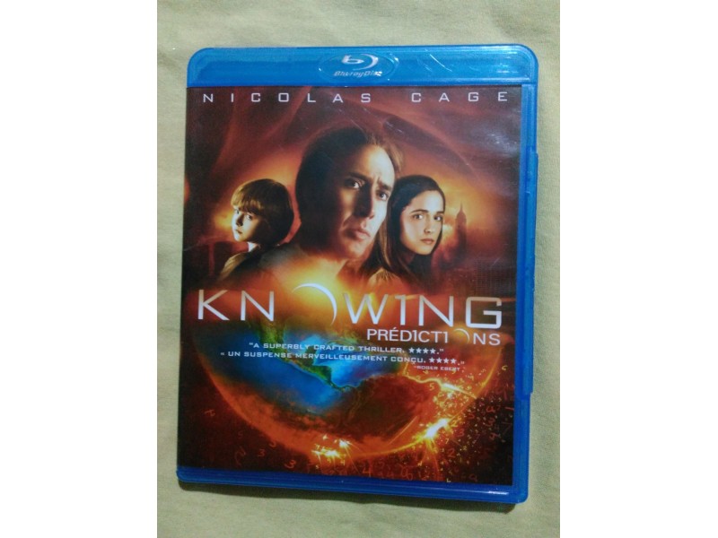 Knowing, Blue-ray disc