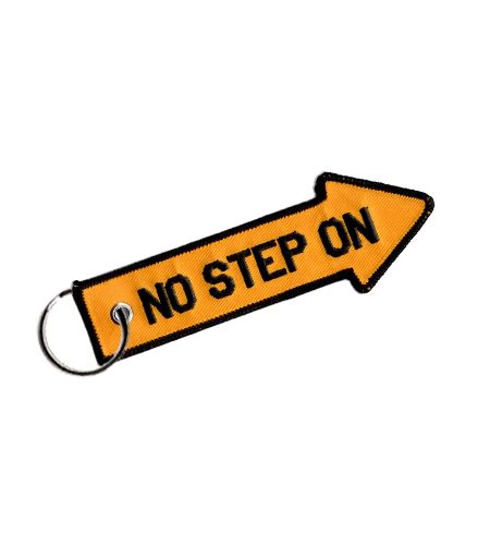 NO STEP ON - Key Ring