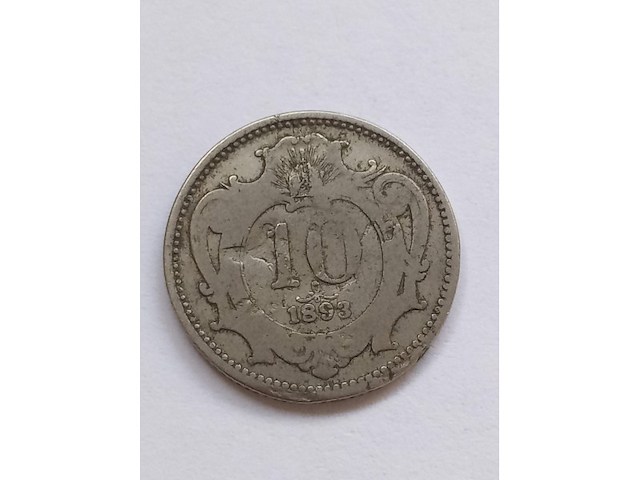 10 Heller 1893.g - Austrija -