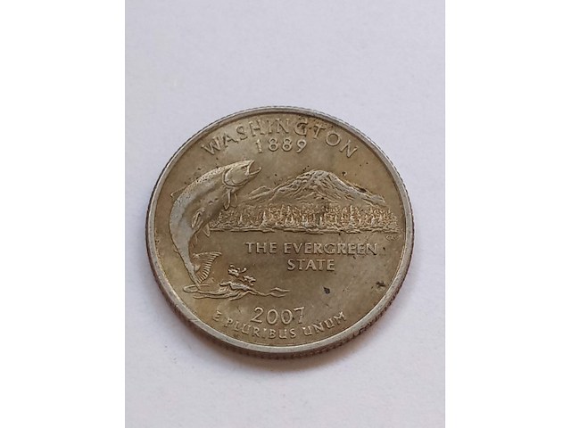Quarter Dollar 2007.g - Washington - Amerika - USA