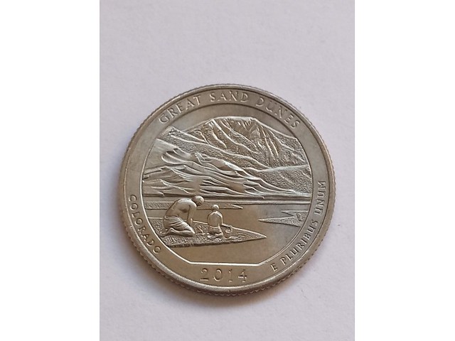 Quarter Dollar 2014.g - Colorado - Amerika - USA - LEPA
