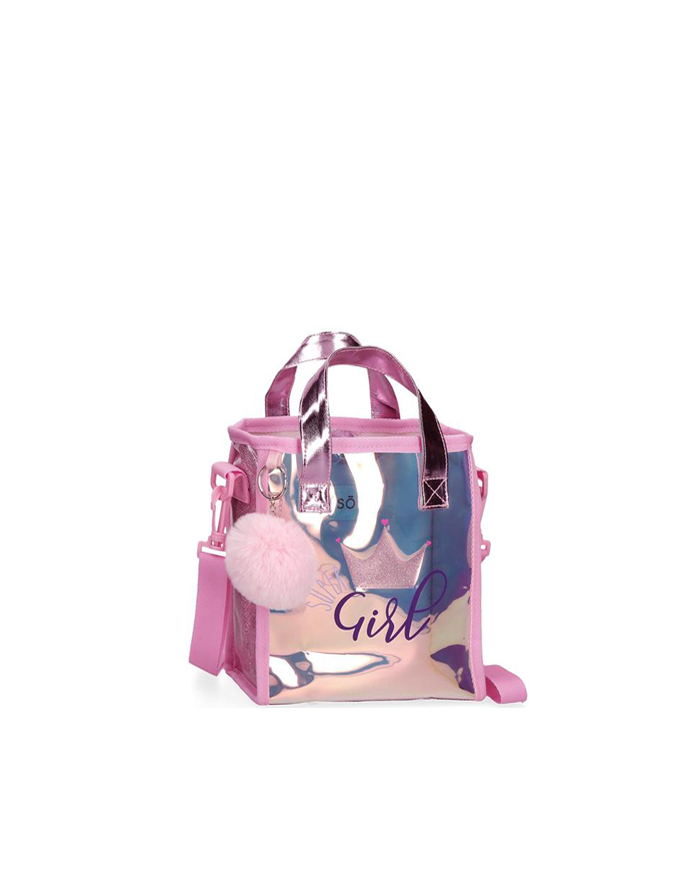 TORBA SUPER GIRL SHOPPING TOTE PINK Enso Adept