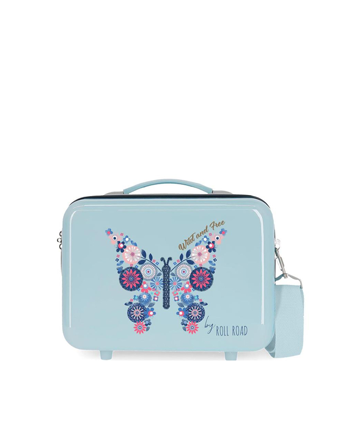 NESESER BEAUTY CASE WILD AND FREE BLUE Movom