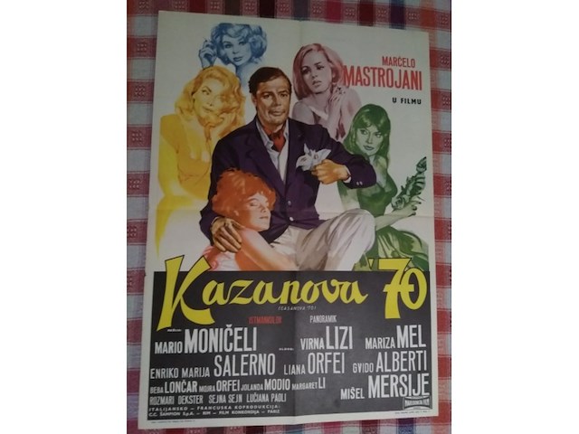 plakat KAZANOVA `70