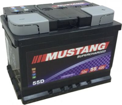 AKUMULATOR 12V 55Ah L+ 450A MUSTANG