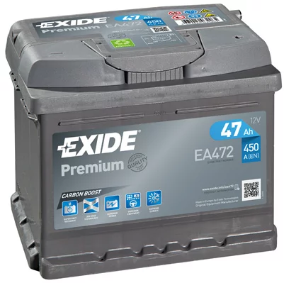 AKUMULATOR 12V 47Ah D+ 450A EXIDE PREMIUM