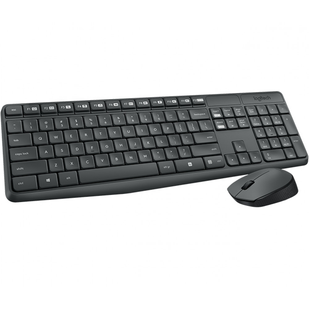 MK235 Wireless Keyboard Grey
