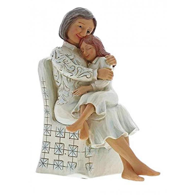 Grandmother W/Child Figurine