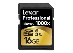 Lexar 16GB Professional 150MB/s 1000x UHS-II