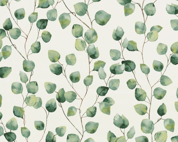 A.S. Création Wallpaper «Floral, Green, White» 370441