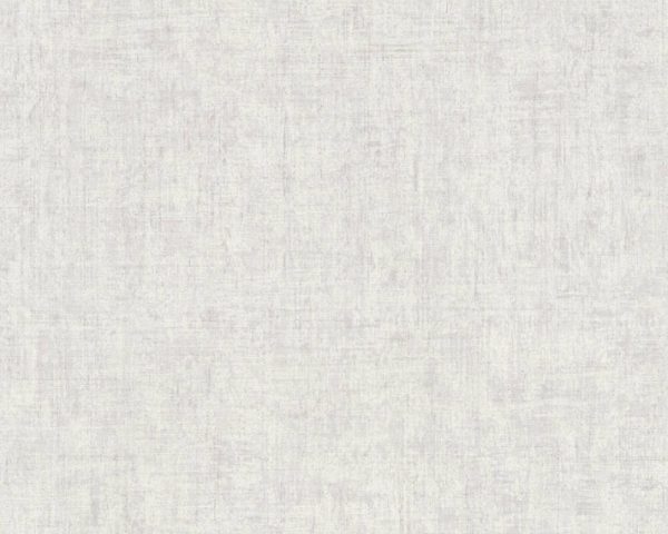 A.S. Création Wallpaper «Uni, Grey, White» 373341