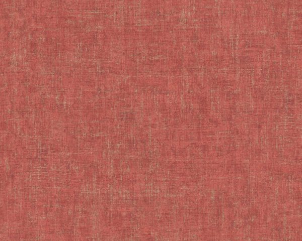 A.S. Création Wallpaper «Uni, Metallic, Red, Silver» 322621