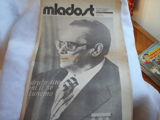 Josip Broz Tito Omladinske novine povodom smrti Tita