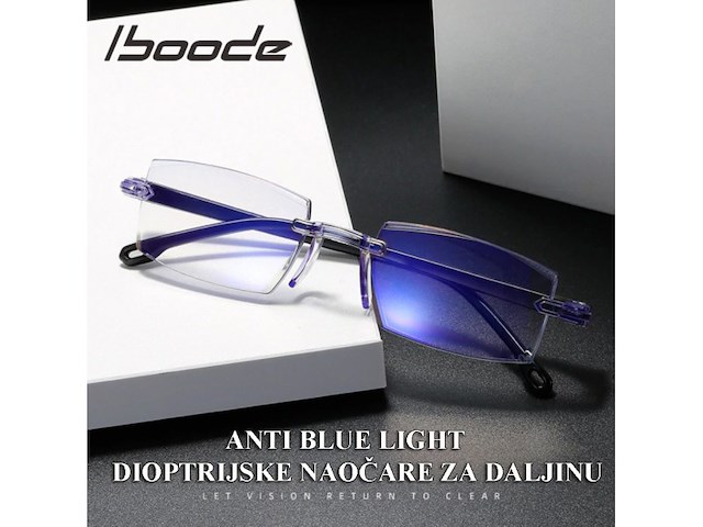 Iboode Anti Blue Light dioptrijske naočare za daljinu