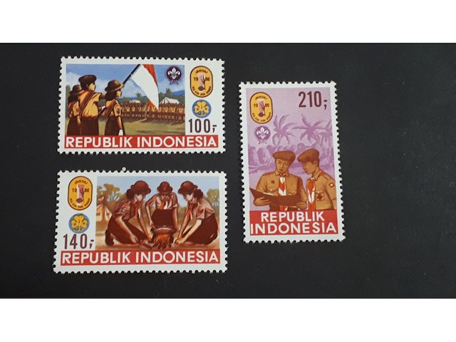 Izviđači - Indonezija 1986. ** Čisto kompl. ser.