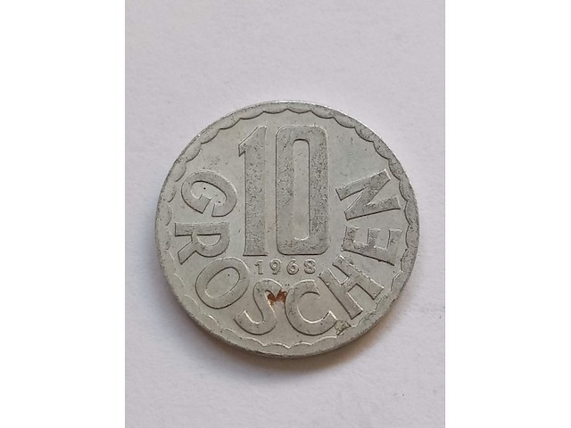 10 Groša 1968.g - Austrija -