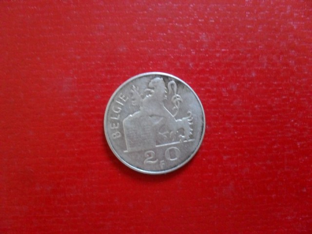 20 FRANCS BELGIE 1953.