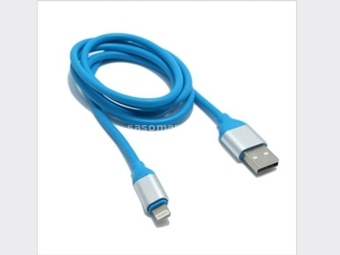 USB data kabal za Iphone-USB data kabal Q Elastic za Iphone lightning plavi -