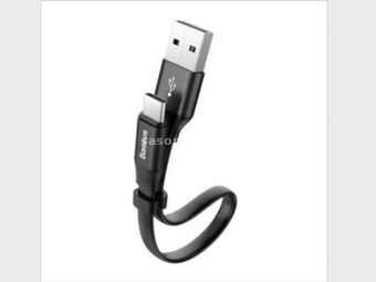 USB kabal-USB data kabal BASEUS NIMBLE za Type C 23cm crni-