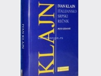 ITALIJANSKO SRPSKI REČNIK- Ivan Klajn