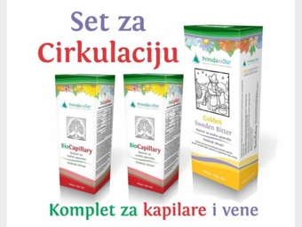 Set za cirkulaciju komplet kapi za kapilare i vene