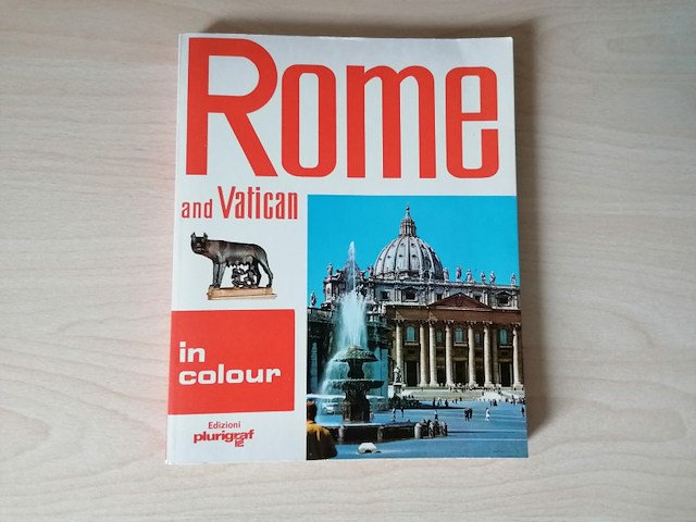 Rim i Vatikan (Rome and Vatican) engl., odlično očuvana