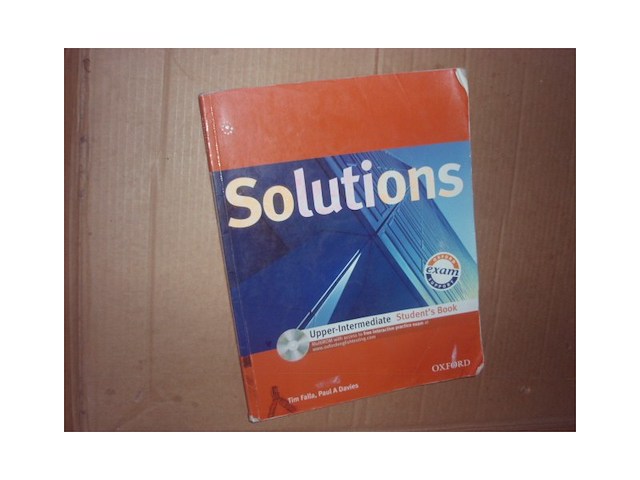 Solutions Upper-Intermediate, Student`s Book