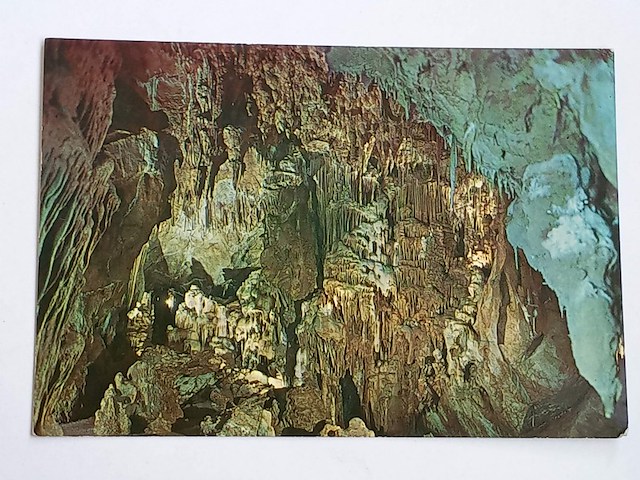 Resavska Pećina -Rudarski Pečat na Poleđini Razglednice